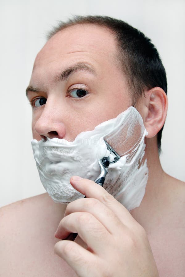 Shaving stock image. Image of care, shaving, body, cream - 35690595