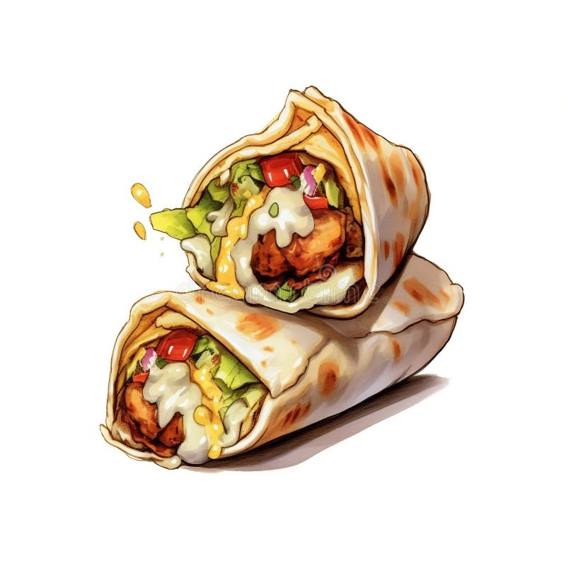 Shawarma Delight Stock Illustrations – 293 Shawarma Delight Stock ...