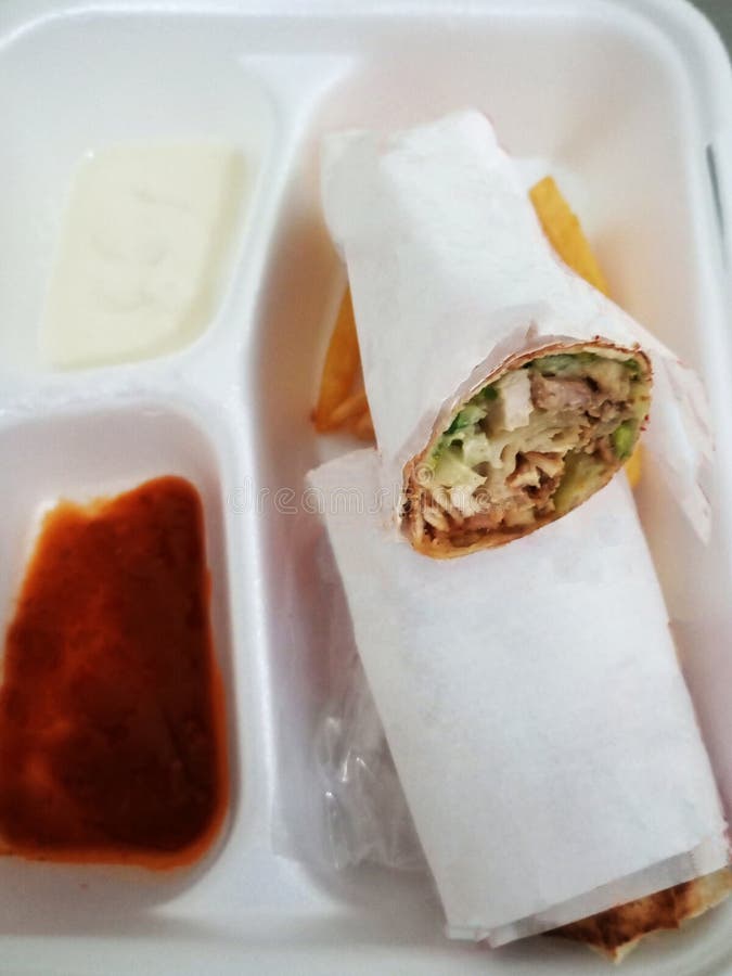 Shawarma. Fast Food. Food UAE. Stock Image - Image of bread, arab ...