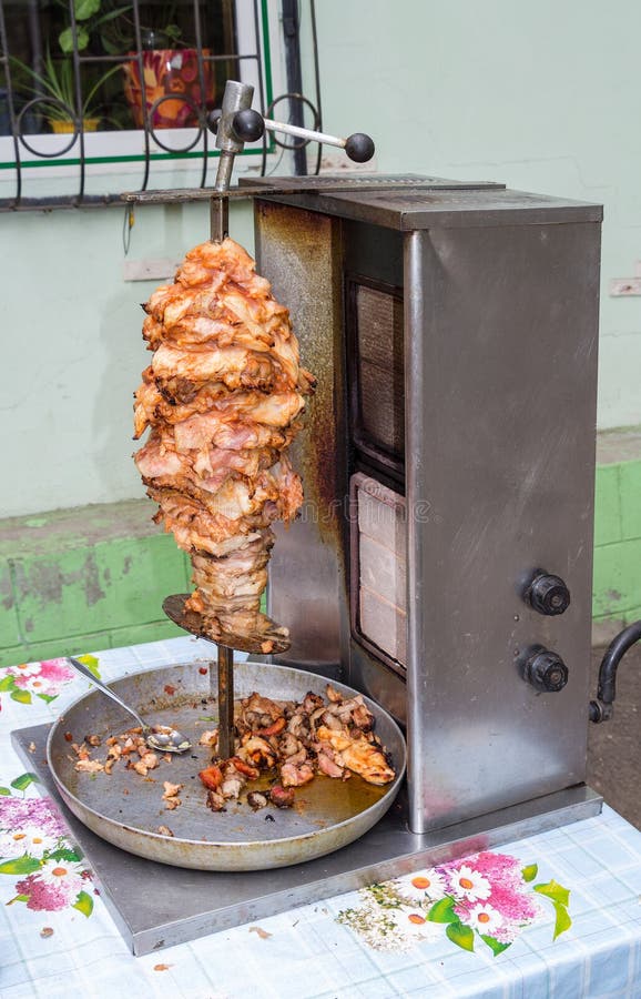 Shawarma is One of the Most Popular Fast Food Dish Stock Photo - Image ...