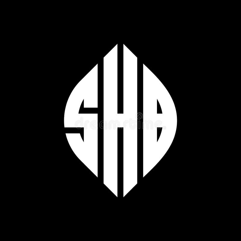 SHB Circle Letter Logo Design with Circle and Ellipse Shape. SHB ...