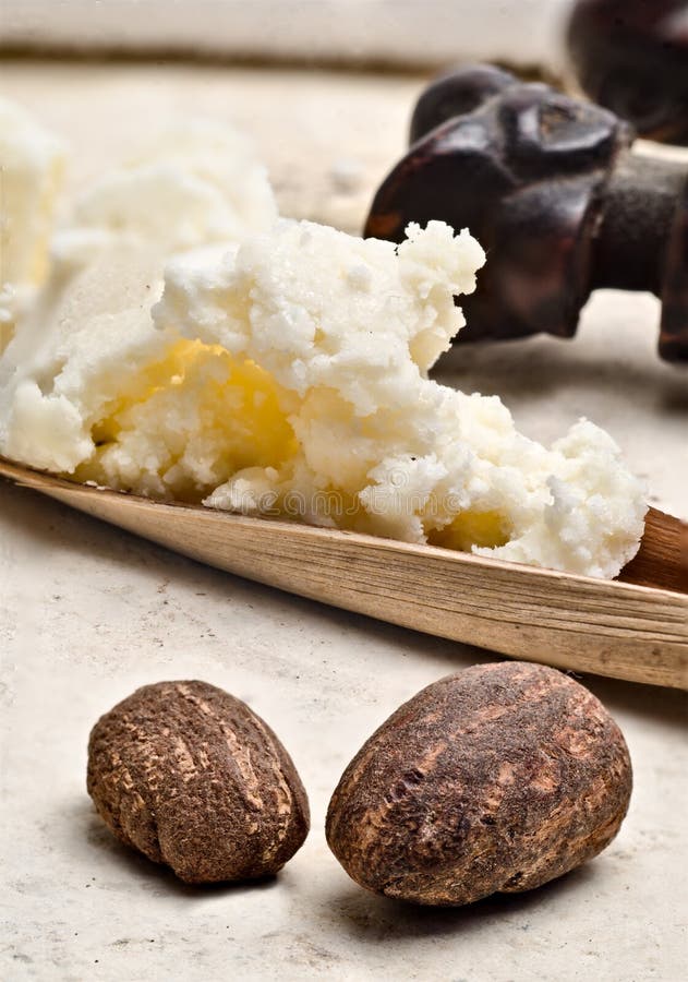 Shea nuts and butter stock photo. Image of moisturizer - 18991190