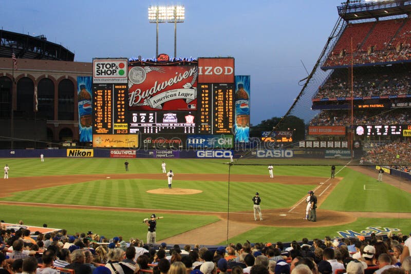 Shea Stadium Baseball editorial stock photo. Image of season - 7459893