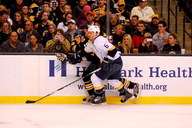 Shea Weber V. Tyler Seguin (Predators V. Bruins ) Editorial Photography ...