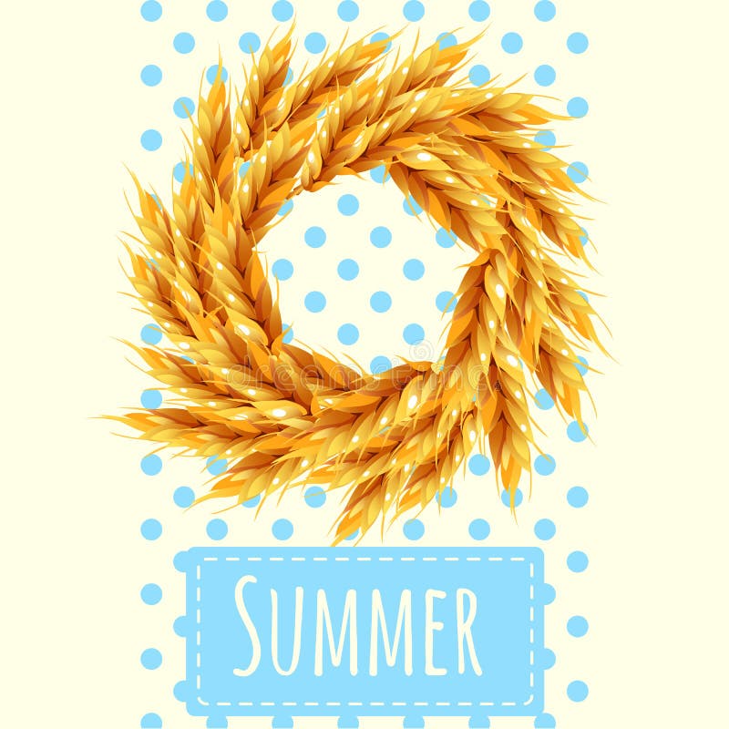 Sheaf As a Symbol of the Summer and Autumn Stock Vector - Illustration ...