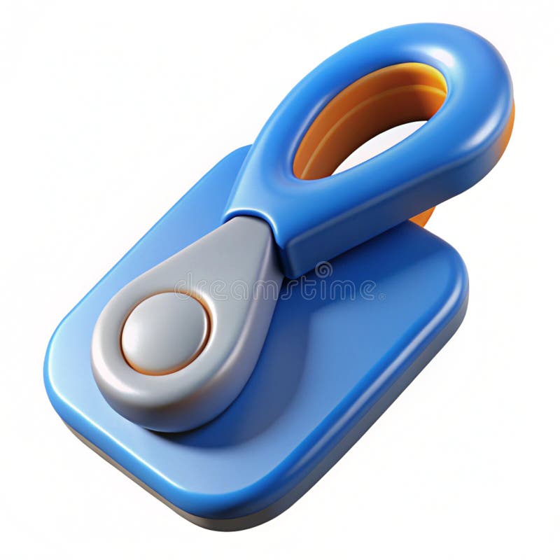 Shear 3D Icon stock illustration. Illustration of care - 360616260