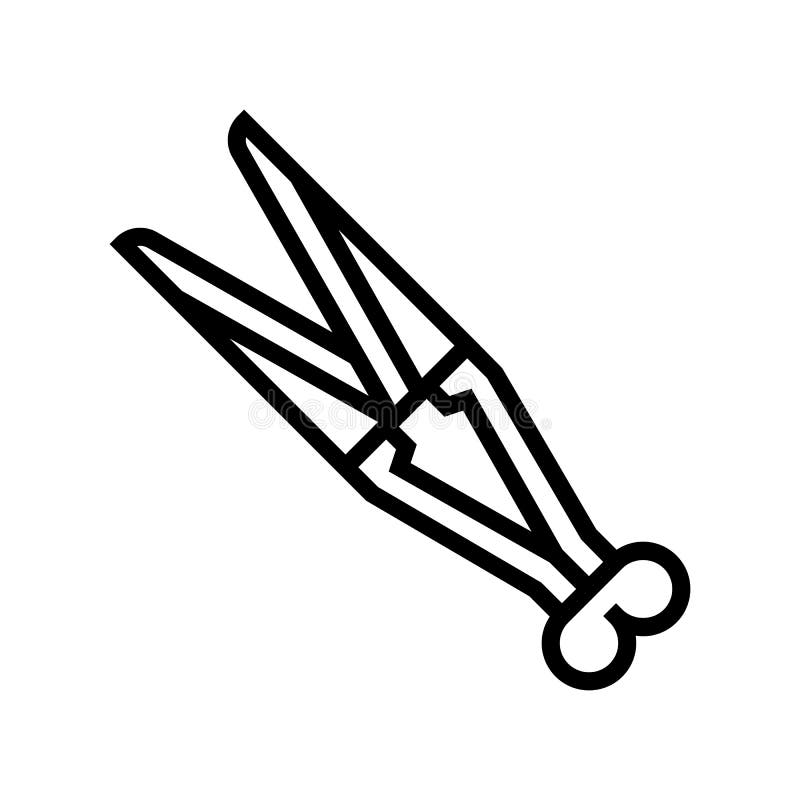 Shear Sheep Hand Tool Line Icon Vector Illustration Stock Vector ... Shear Sheep Hand Tool Line Icon Vector Illustration Stock Vector ...