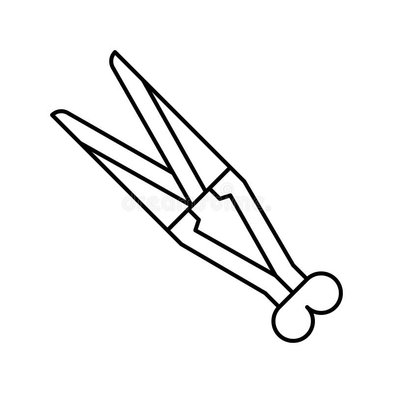 Shear Sheep Hand Tool Line Icon Vector Illustration Stock Vector ... Shear Sheep Hand Tool Line Icon Vector Illustration Stock Vector ...
