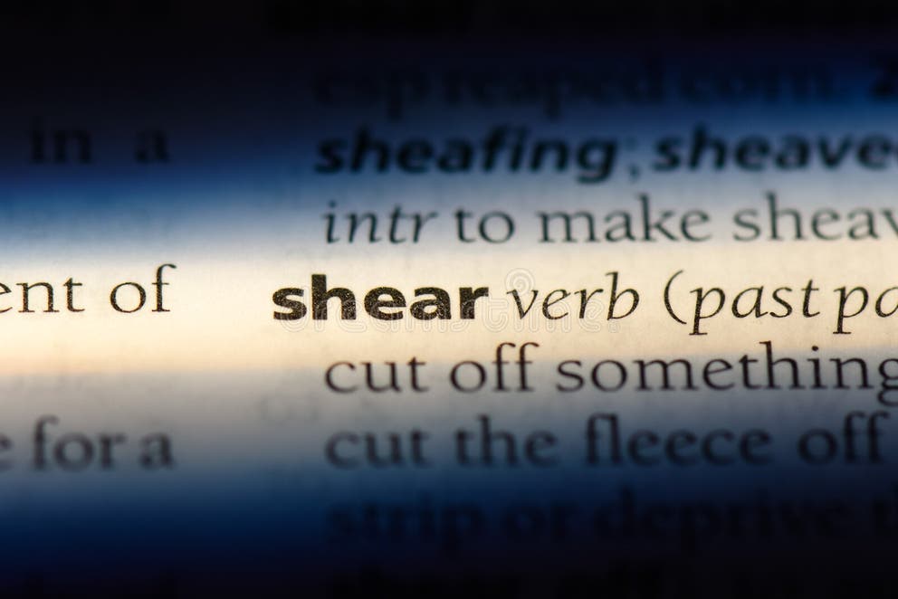 Shear stock photo. Image of definition, english, book - 126618710