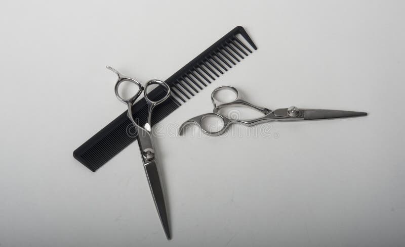 Shears with Comb stock image. Image of professional, shears - 74336311