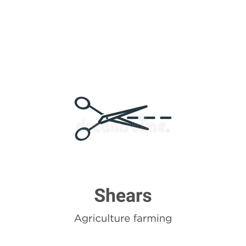 Shears Icon in Filled, Thin Line, Outline and Stroke Style. Vector ...