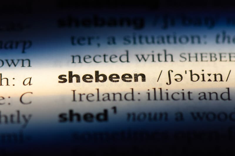 Shebeen stock image. Image of word, page, shebeen, concept - 126618721