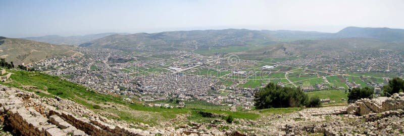 Shechem, Israel stock image. Image of arranging, bank - 73817113