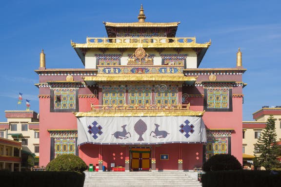 Shechen-Kloster in Kathmandu Stockbild - Bild von katmandu, tibetaner ...