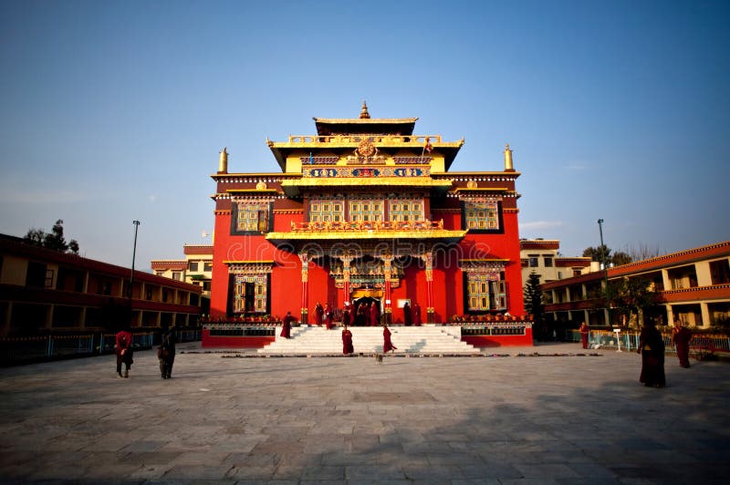 Shechen Monastery in Nepal editorial photo. Image of male - 21913496