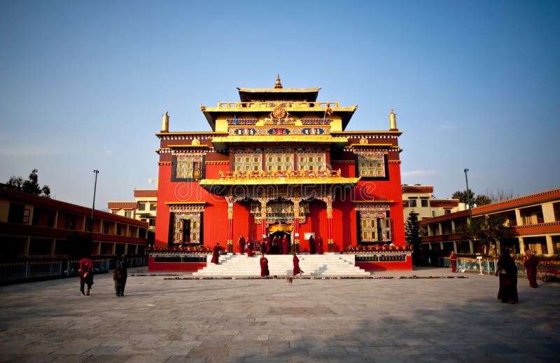 Shechen Monastery in Nepal editorial photo. Image of male - 21913496