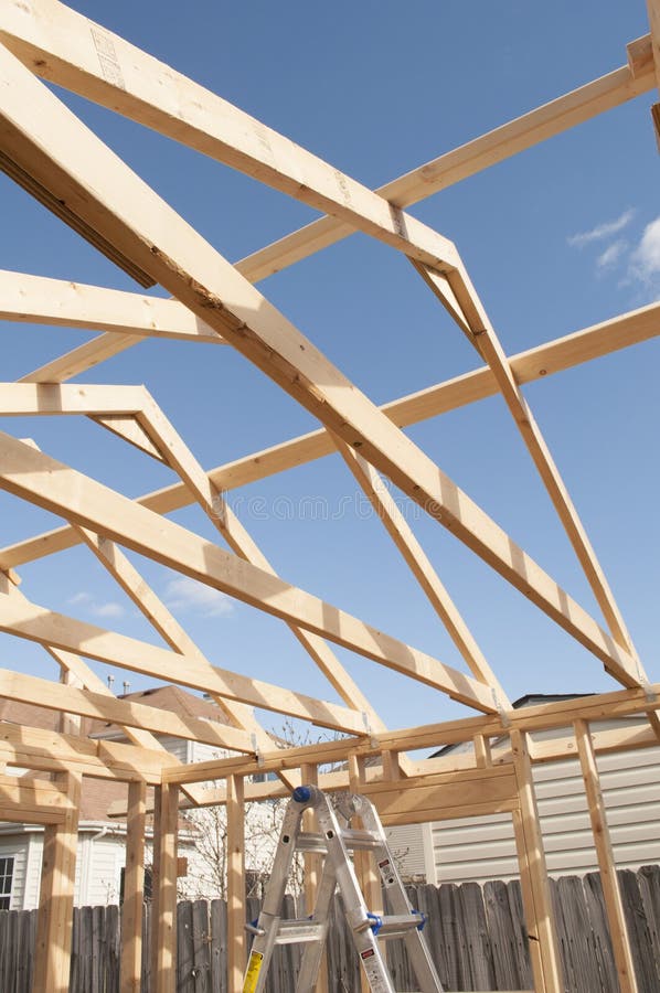 Shed Construction stock image. Image of framework, construction - 69639403