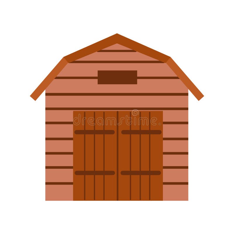 Shed Icon Clipart Logtotype Isolated Vector Illustration Stock Vector ...