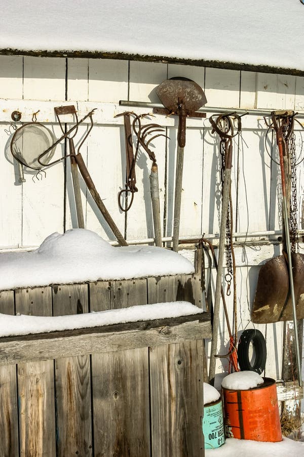 Shed Wall Covered Hanging Tools Stock Photos - Free & Royalty-Free ...