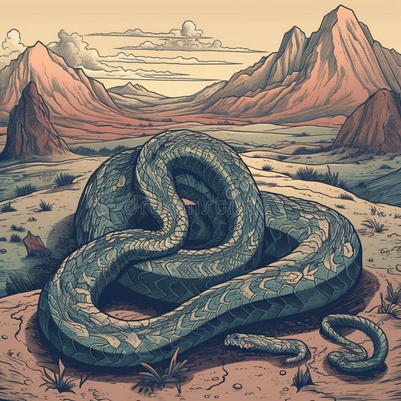 Snake, Shedding Its Skin, Symbol of Rebirth and Transformation ...