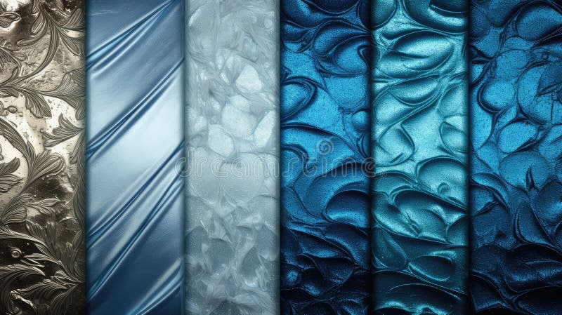 Sheen Blue and Silver Backgrounds Stock Photo - Image of metallic ...