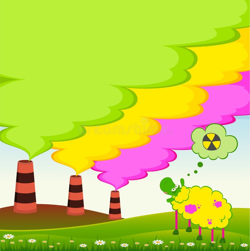 Sick sheep. stock vector. Illustration of adorable, animal - 115071095