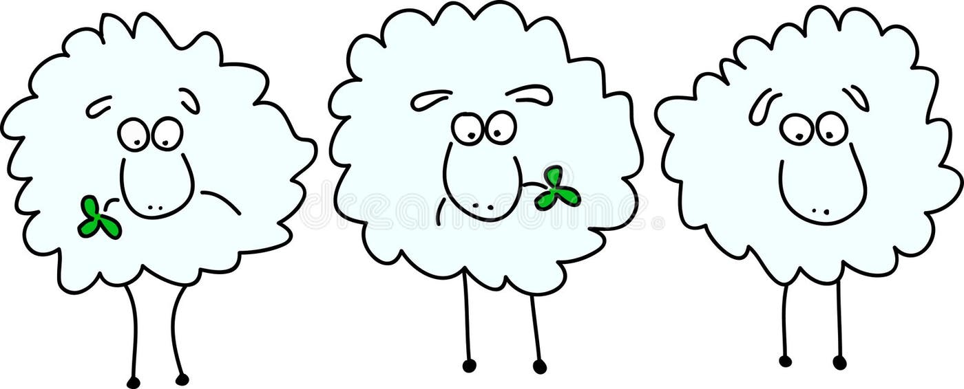 Cute Animated Sheep Character Stock Illustrations – 750 Cute Animated ...