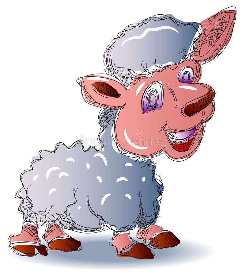 Funny Sheep Cartoon Stock Illustrations – 19,463 Funny Sheep Cartoon ...
