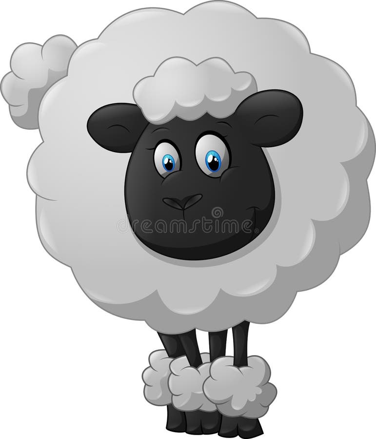 Cartoon Female Sheep Stock Illustrations – 774 Cartoon Female Sheep ...