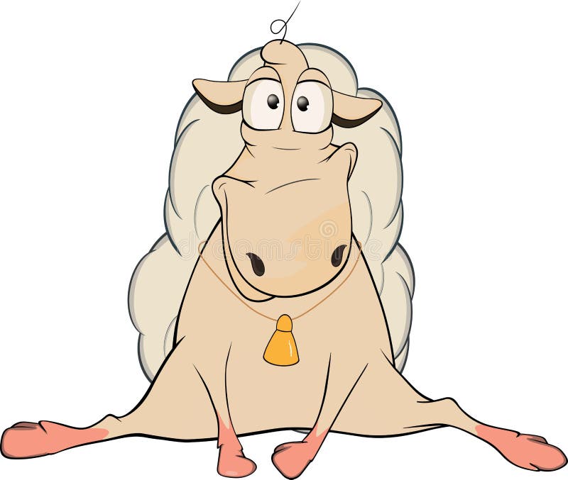Sheep. Cartoon stock vector. Illustration of lamb, livestock - 36694287