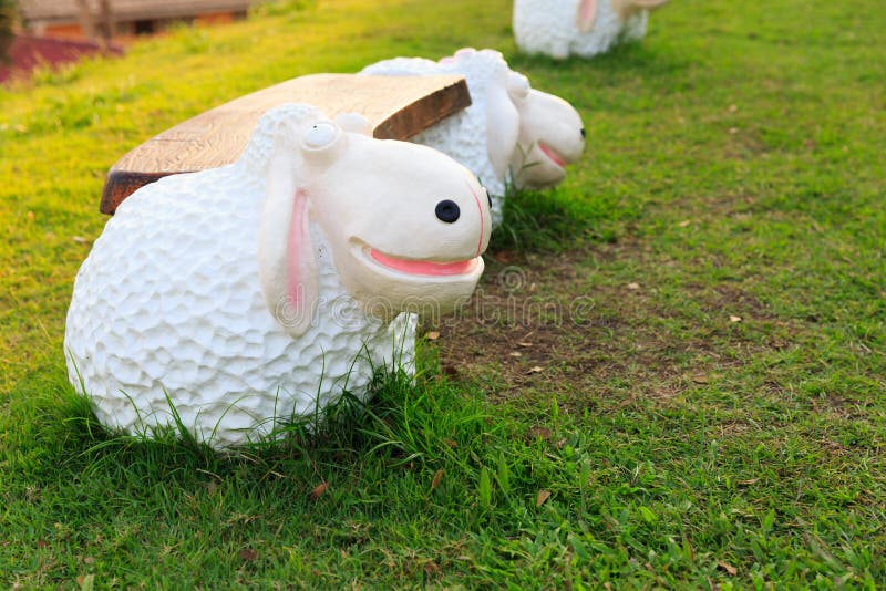 Sheep chair stock photo. Image of wooden, sheep, house - 51310618