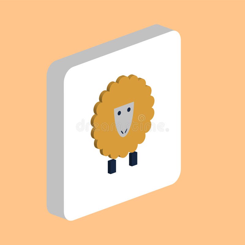 Sheep computer symbol stock illustration. Illustration of abstract ...