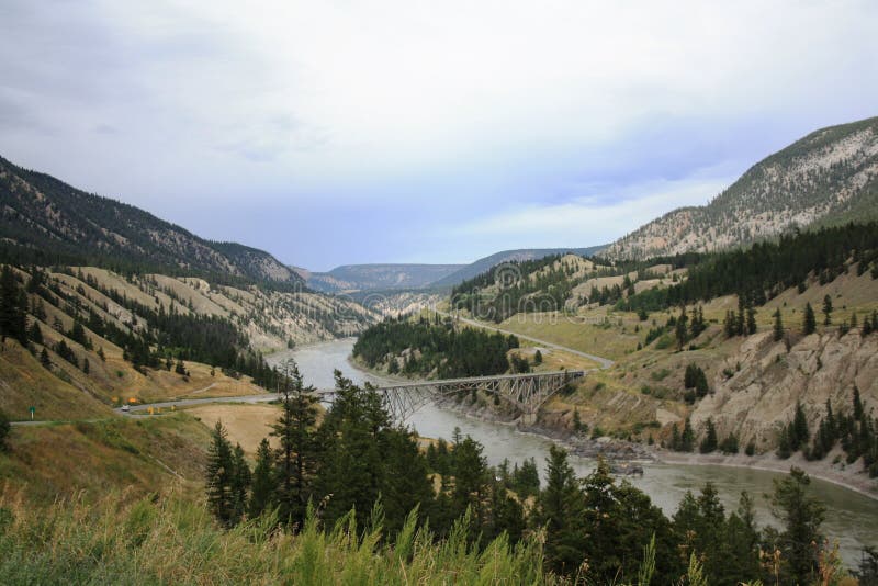 Sheep Creek Bridge stock photo. Image of canada, landscape - 71921192