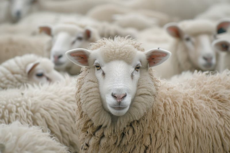 Sheep Farm and Fur ,snapshot Asthetic Stock Photo - Image of lamb ...