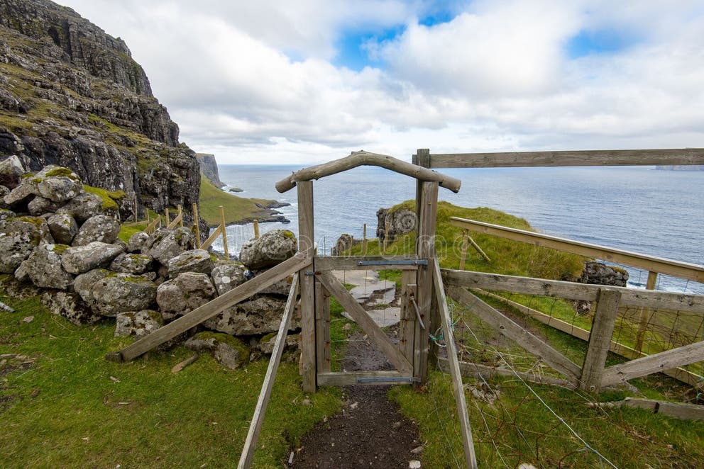 Sheep Gate stock photo. Image of scenic, control, natural - 384296434