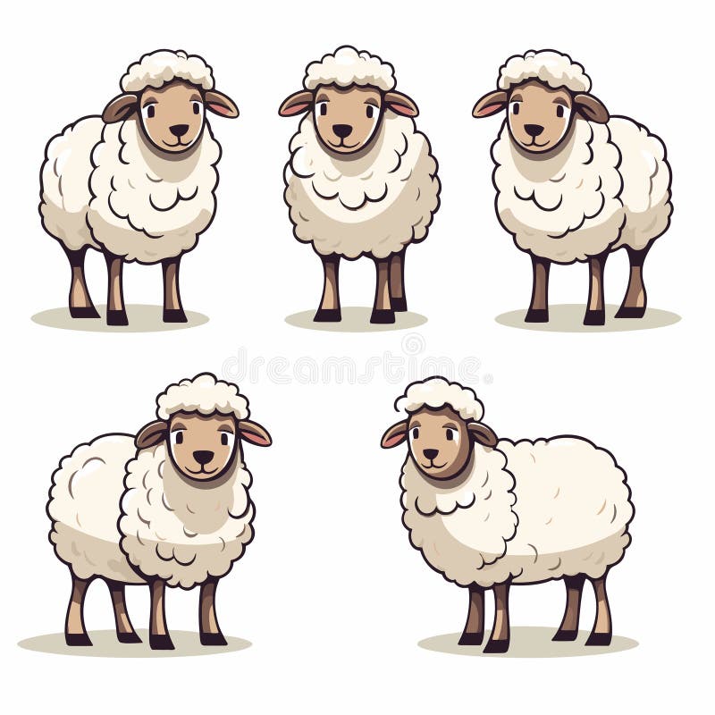 Sheep Hand-drawn Illustration. Sheep. Vector Doodle Style Cartoon ... Sheep Hand-drawn Illustration. Sheep. Vector Doodle Style Cartoon ...