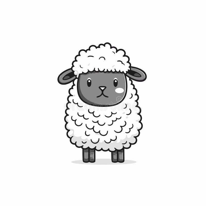 Sheep Hand-drawn Illustration. Sheep. Vector Doodle Style Cartoon ... Sheep Hand-drawn Illustration. Sheep. Vector Doodle Style Cartoon ...