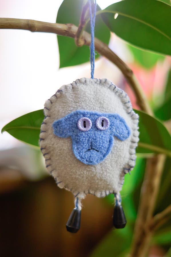 Sheep handmade stock image. Image of vertical, hanging - 46925405