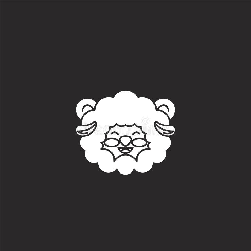 Sheep Icon. Filled Sheep Icon for Website Design and Mobile, App ...