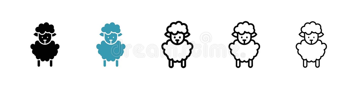 Merino Sheep Vector Stock Illustrations – 650 Merino Sheep Vector Stock ...