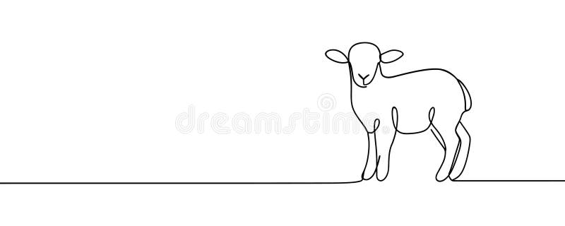 Sheep Line Drawing Stock Illustrations – 8,747 Sheep Line Drawing Stock ...