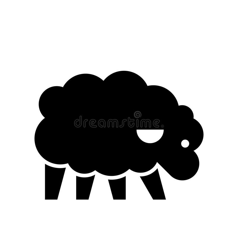 Sheep Logo stock vector. Illustration of white, farm - 388321401