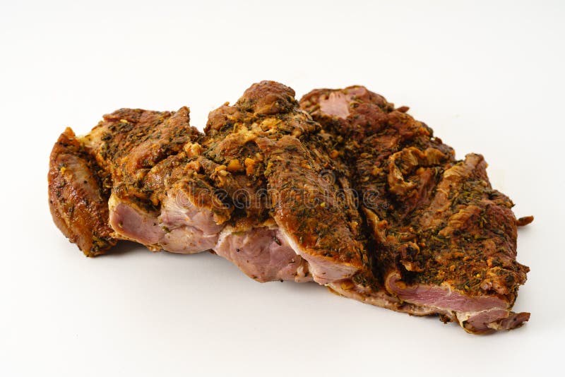 Sheep meat in herb stock photo. Image of marinade, nutrition - 100725304