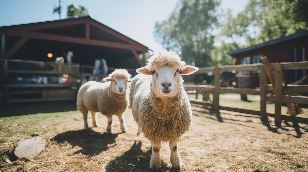A Sheep with a Mischievous Glint in Its Eye, Seemingly Plotting a ...