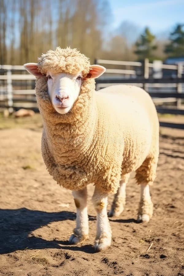A Sheep with a Mischievous Twinkle in Its Eye, Seemingly Plotting Its ...