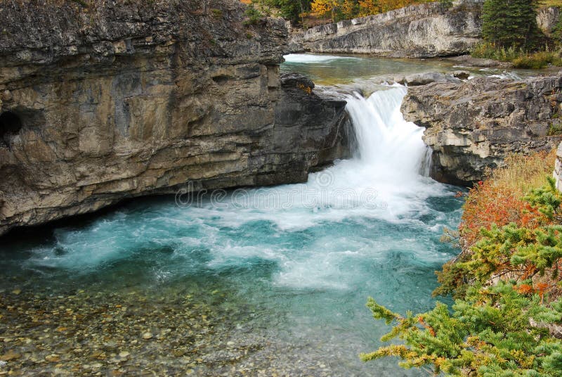 Sheep river waterfall stock photo. Image of scenery, landscape - 7330500