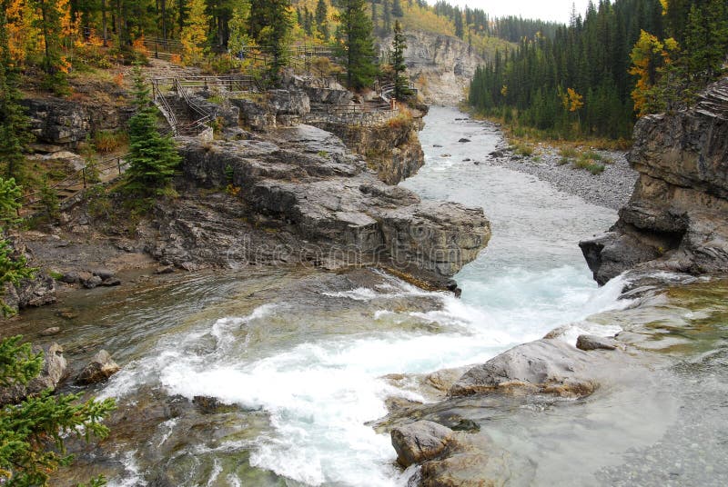 Sheep river waterfall stock photo. Image of shore, ravine - 7356420