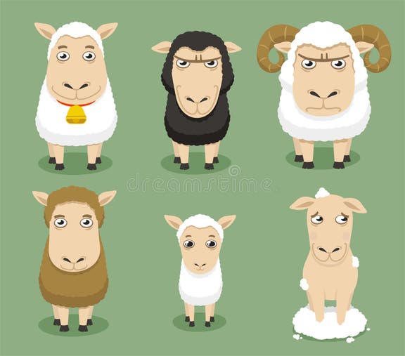 Six Sheep Stock Illustrations – 113 Six Sheep Stock Illustrations ...