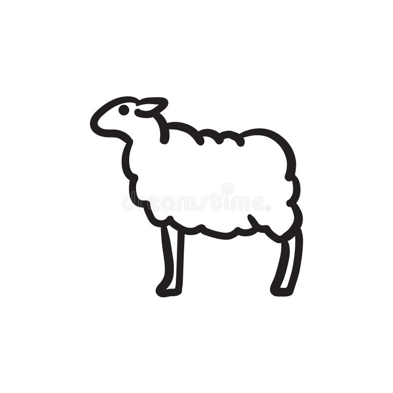 Drawing Minimal Sheep Stock Illustrations – 202 Drawing Minimal Sheep ...