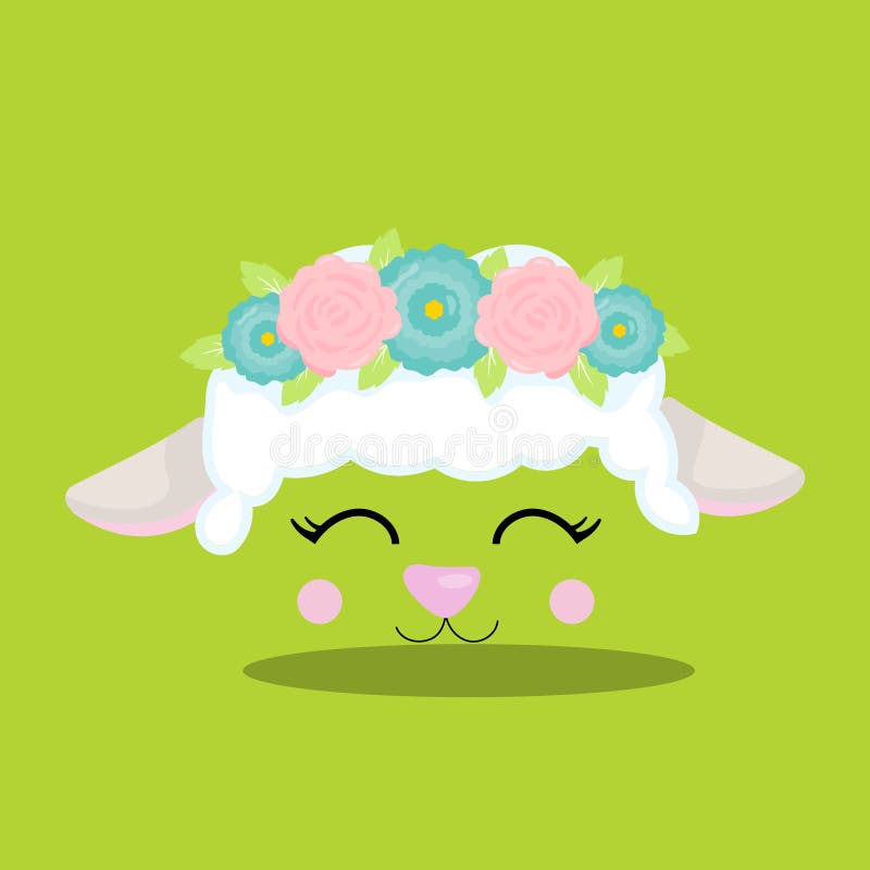 Sheep smiley red 09 stock vector. Illustration of smiley - 197988491